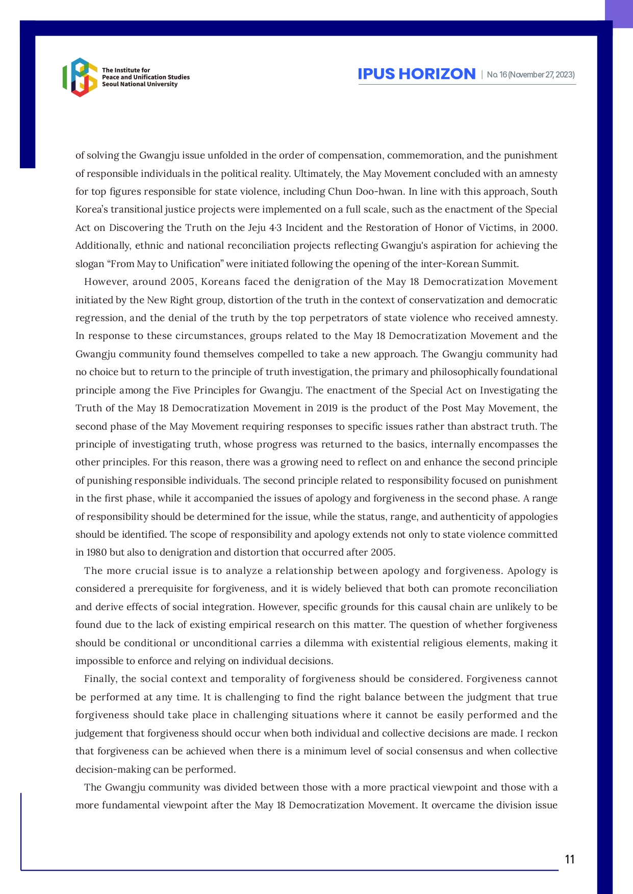 IPUS - IPUS HORIZON No.16